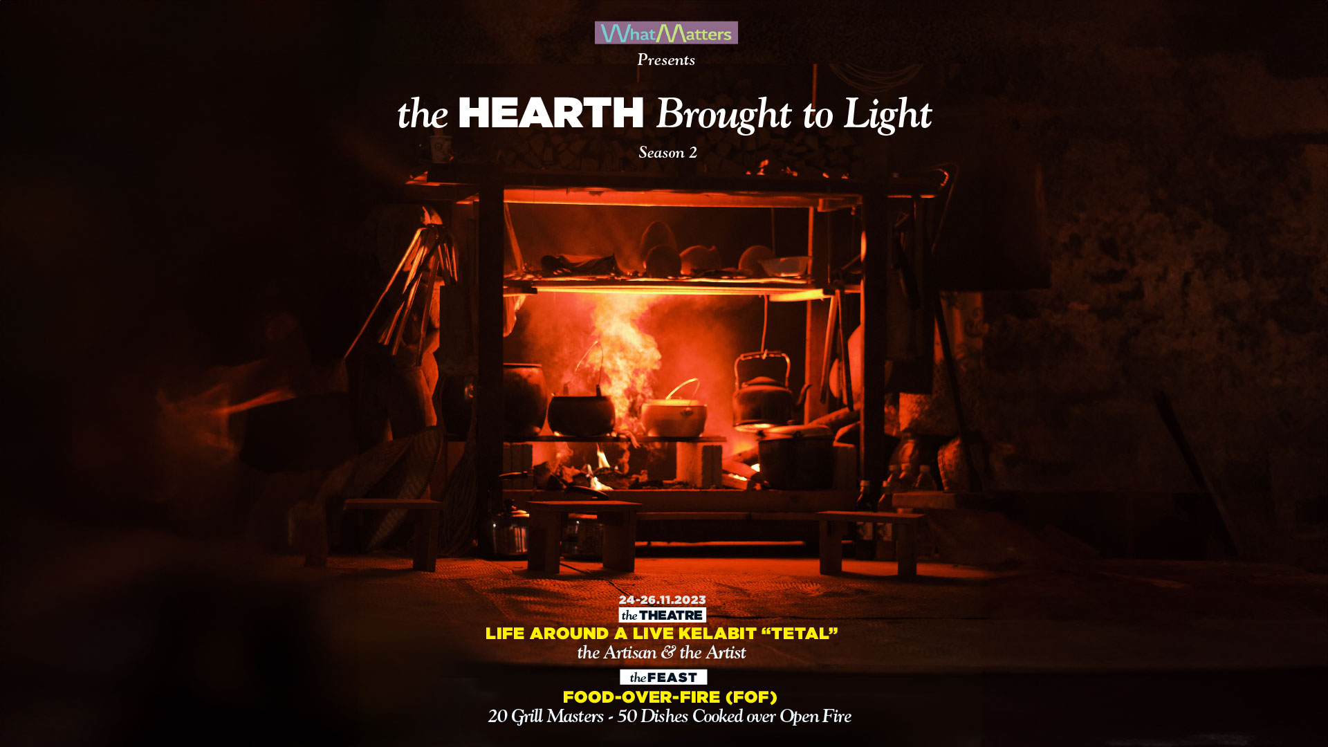 The Hearth Brought to Light + Food over Fire (FOF): Season 2023 - ArtsFAS